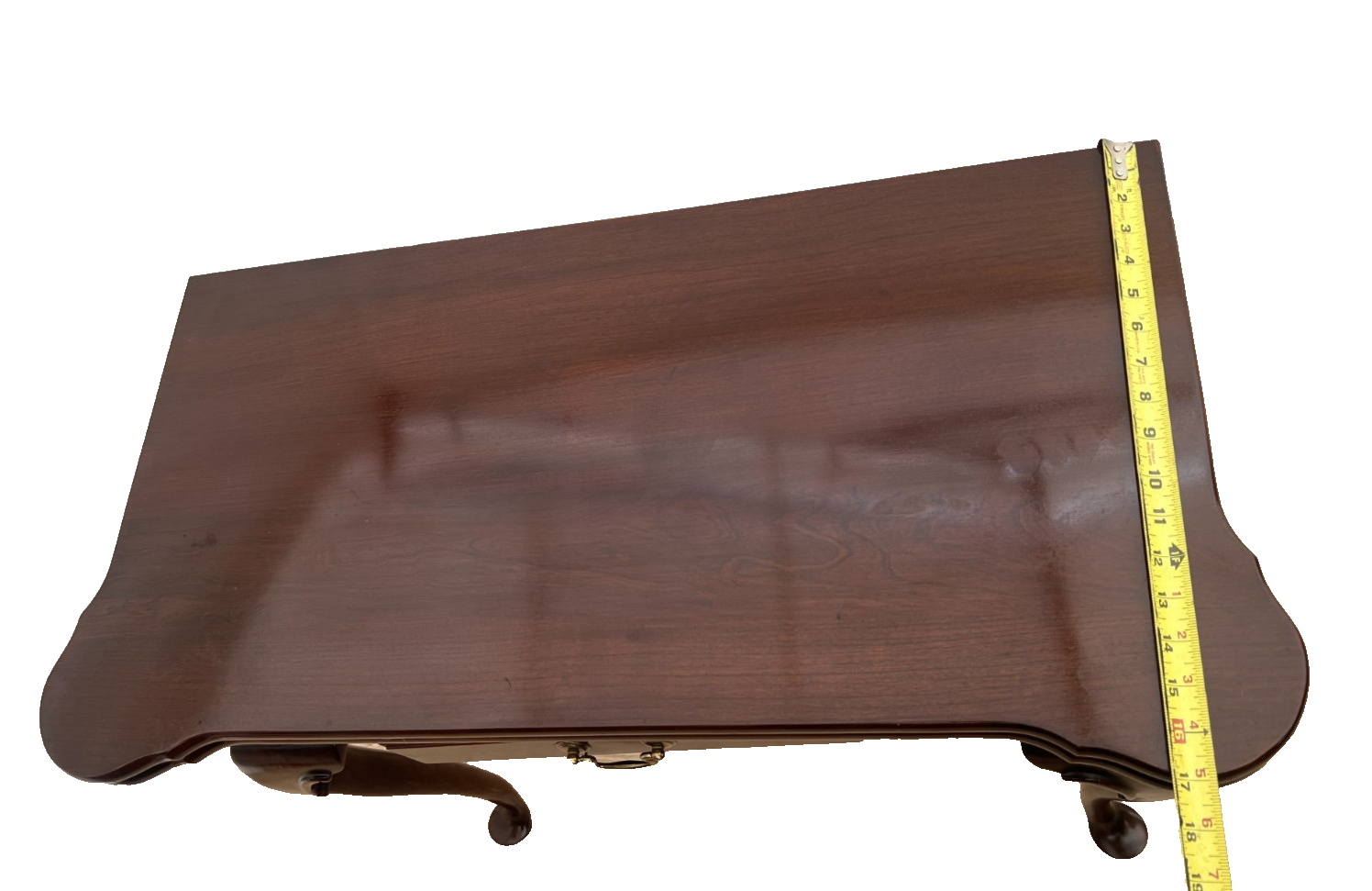 Vintage Ethan Allen Console Table Fold down top expands to Square ...