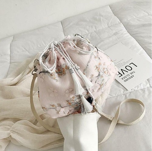 Women's Bag Ancient Costume Handbags Flower Chinese Bag Purse Hanfu Bag ...
