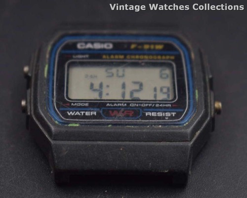 Casio-593 Quartz Non Working Watch Movement For Parts/Repair Work O ...