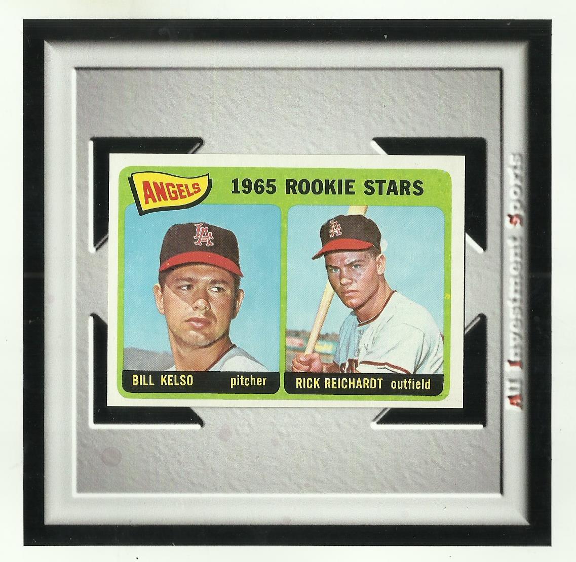 1965 Topps BILL KELSO RICK REICHARDT #194 NM-MT **great baseball card ...