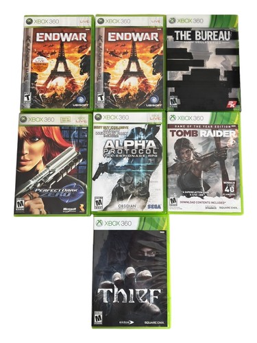 Lot of 7 Xbox 360 Action/Adventure Games READ | eBay