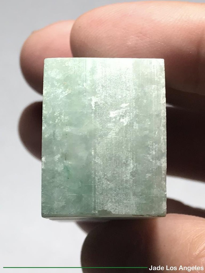 1980s Old Type Rich Lake Water Green Jadeite Jade Cut Pebble Stone 318. ...