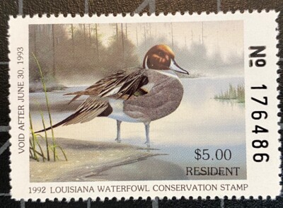 US Stamps - SC# RW LA 4 - Duck Stamp - Unused - CV $7.00 | eBay