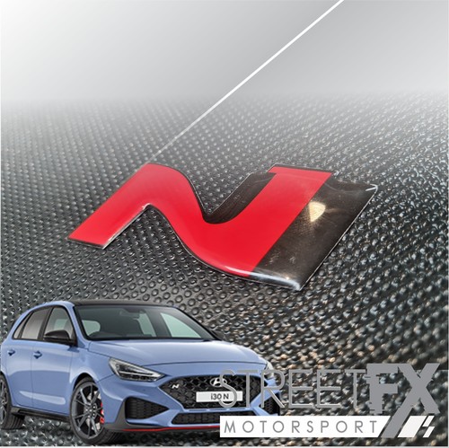 Pair i30N RED Epoxy Sticker Decal for Hyundai I30 N Nline Line ...