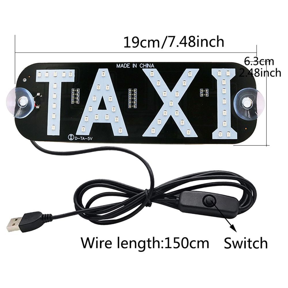 Signal Beacon LED Taxi Light 45SMD 2835 Cab Indicator Light Car ...