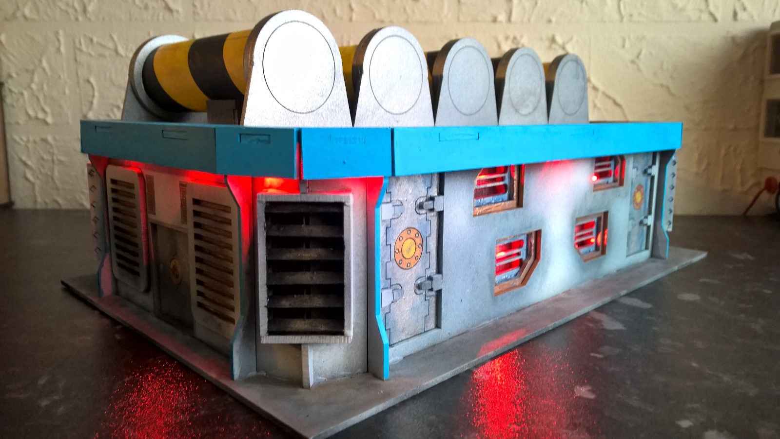 chemical lab table top 28mm wargame infinity building terrain scenery ...