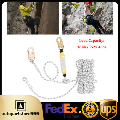 Fall Arrest Protection Equipment with 100ft Rope and Dual Alloy Steel ...