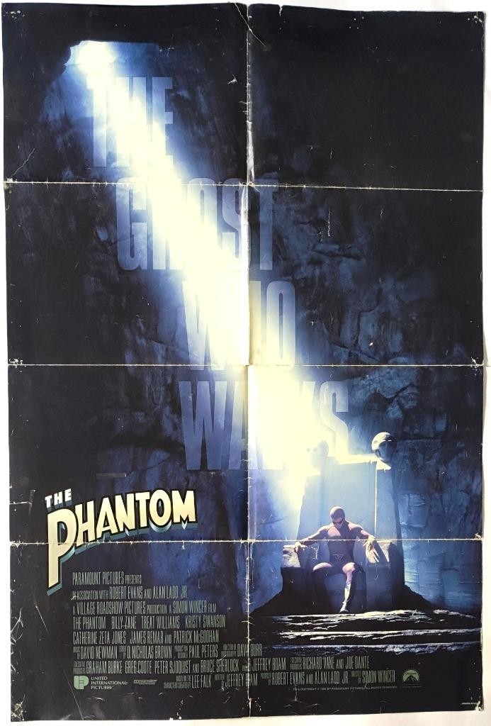 Super hero Billy Zane & evil Kristy Swanson PHANTOM org 1996 movie ...