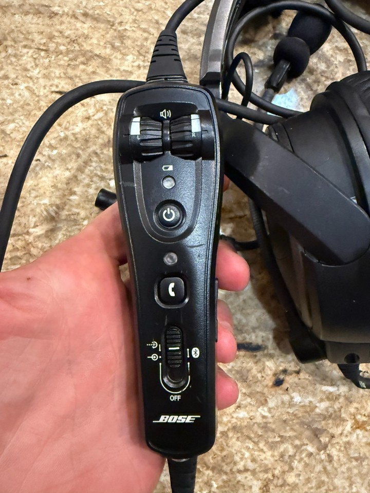 Bose A20 ANR Aviation Headset Single Lemo Plug With Bluetooth | eBay