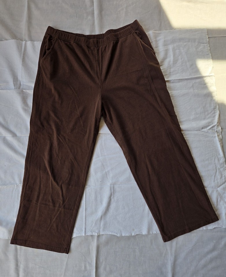 XXL Womens Pants Elastic Waist 18-20W Covington White Stag Dockers ...