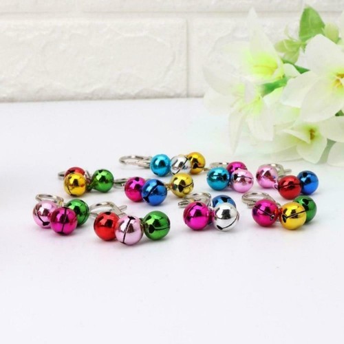 Pet Dog Cat Collar Bell DIY Accessories For Collar kitten 3 Bells Loud ...