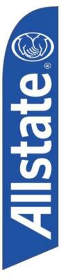 Allstate Blue Windless Swooper Flag-ON SALE!,bx20 | eBay