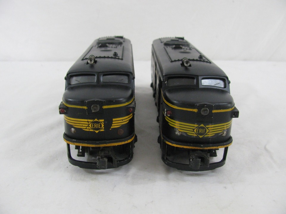 Lionel Trains O Gauge Erie Alco Diesel AA Units Locomotive Set #2032 VG ...