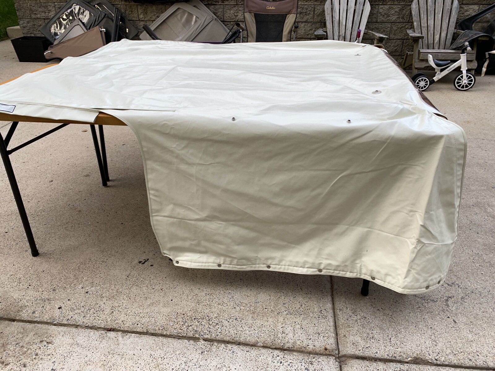 NOS Jeep CJ CJ7 Whitco Export White Soft Top