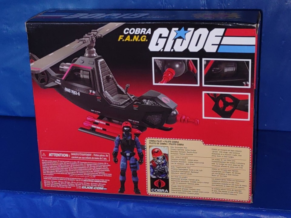 G.I. JOE RETRO COLLECTION WALMART EXCLUSIVE F.A.N.G CHPPER W/ ENEMY ...