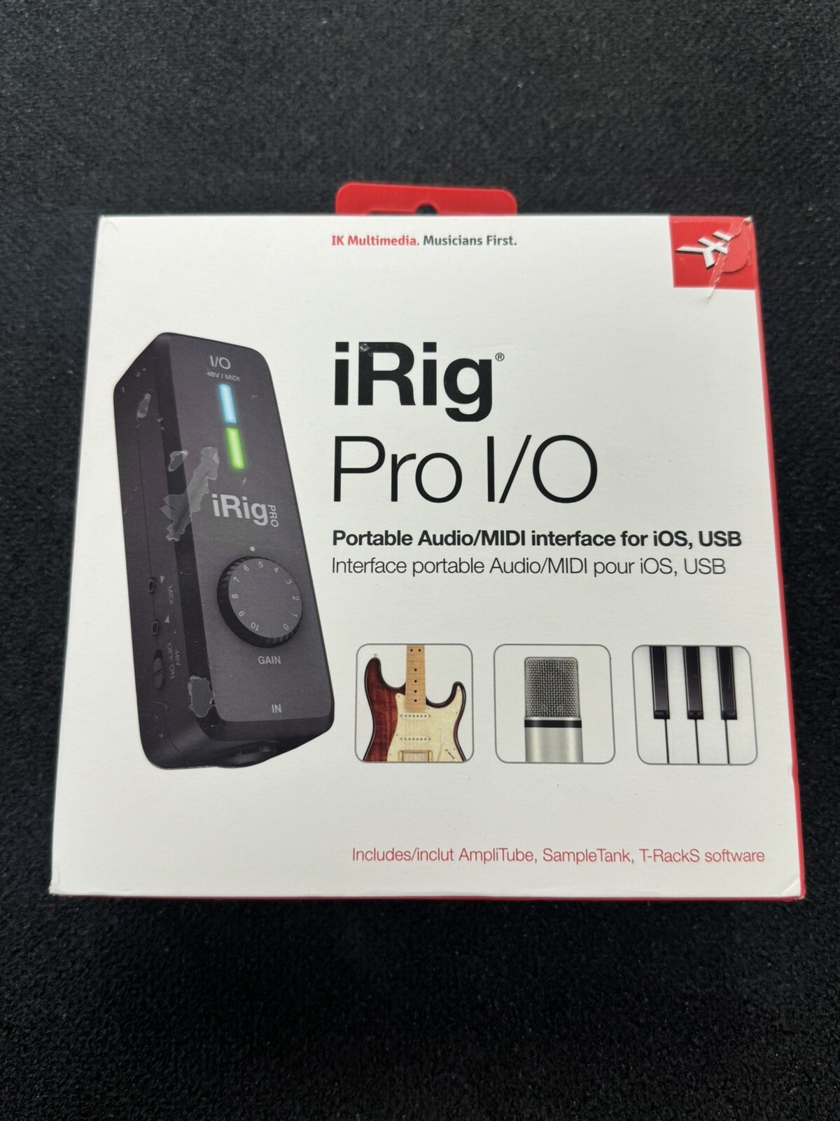 IK Multimedia iRig Pro I/O Portable MIDI Interface ( For Iphone, iPad ...