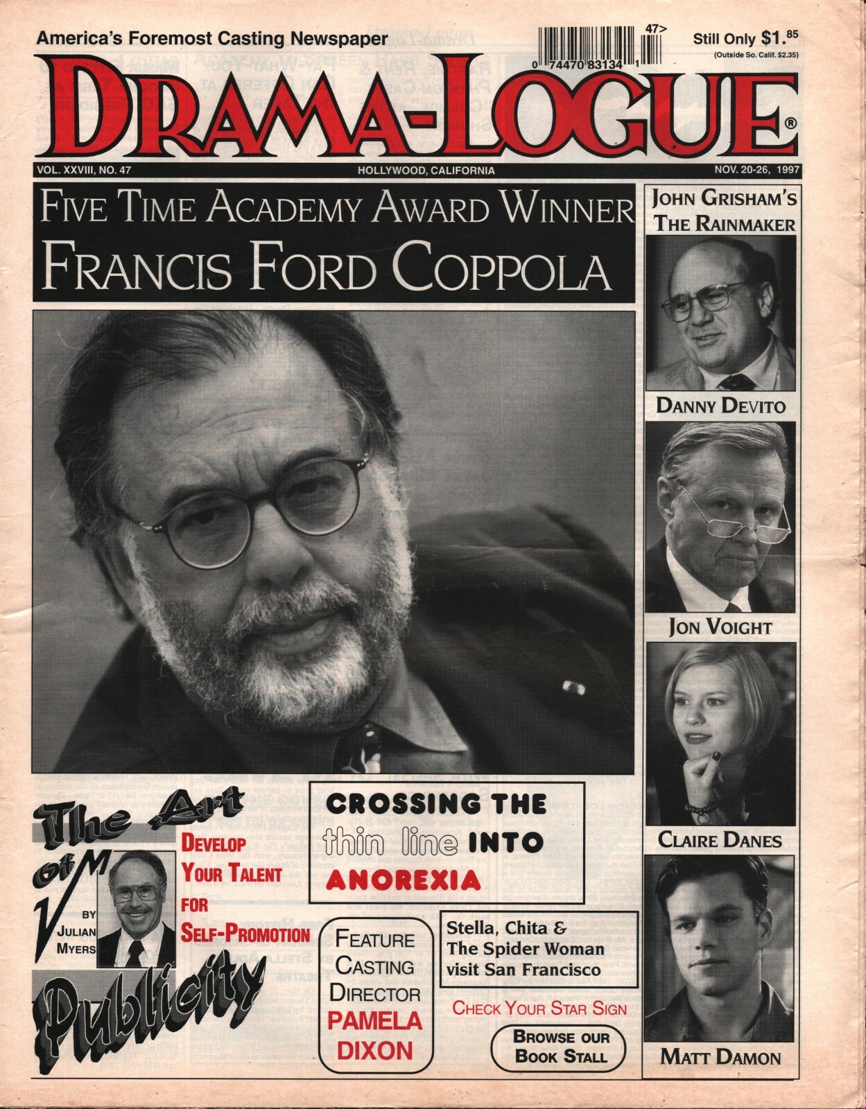 Drama-Logue - Nov 20-26, 1997 - Francis Ford Coppola - Danny Devito ...