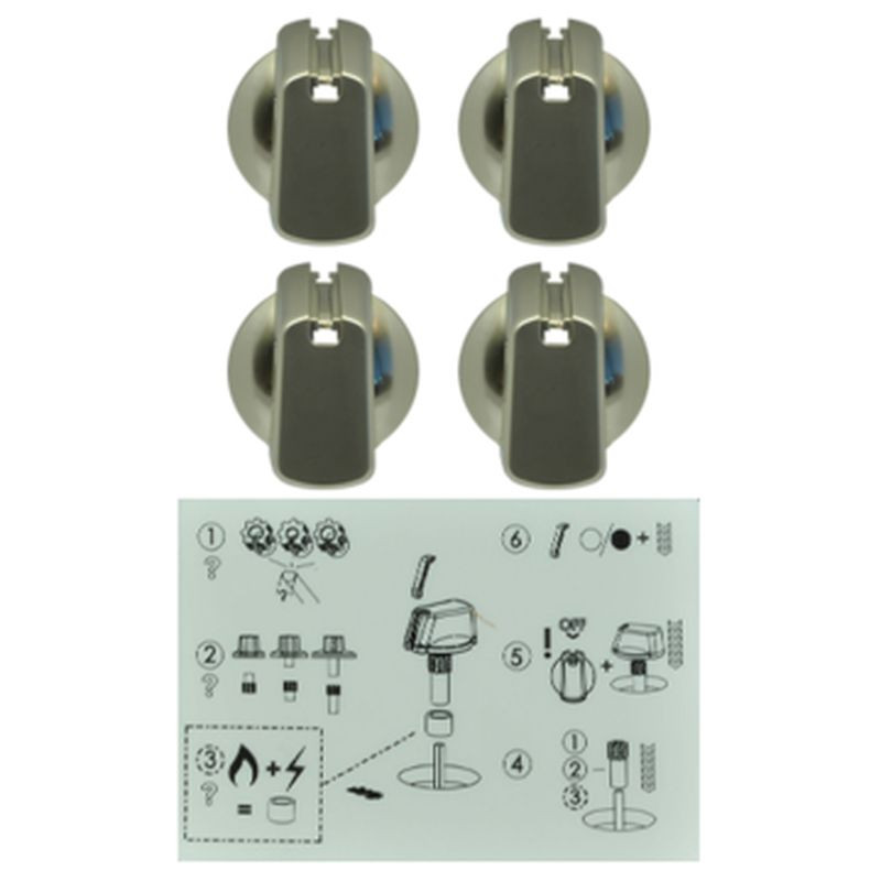 Universal Knob Kit Stove Cooktop 40mm Stainless Stove Knob Cooktop knob ...