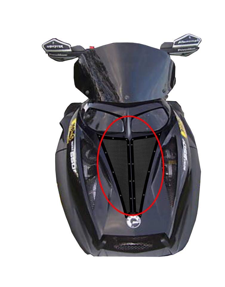 2003-2007 Skidoo Ski Doo Rev 2 Piece Hood Vent Kit Snowmobile | 393 ...