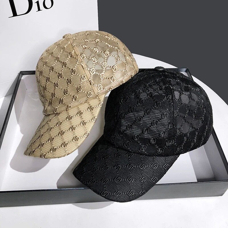 Delicate Women's Baseball Cap Designer Mesh Cap Luxury Fashio Hat ...