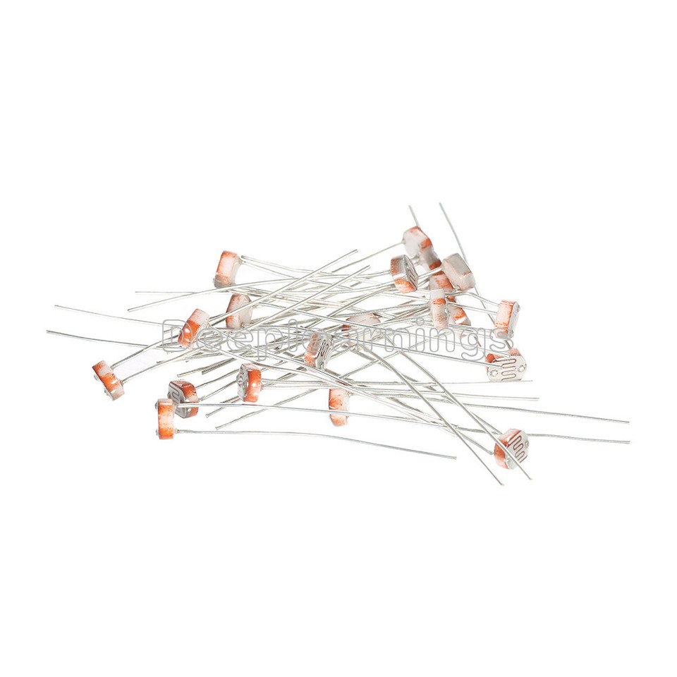 20PCS Photo Light Sensitive Resistor Photoresistor Optoresistor 5mm ...