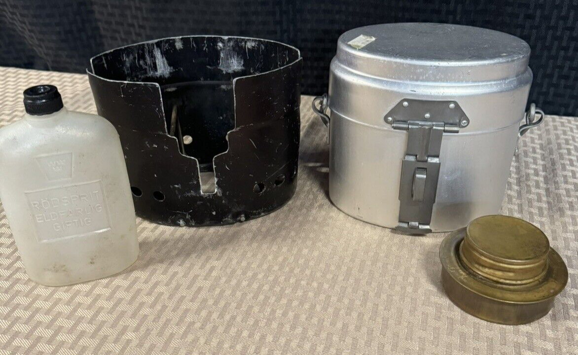 Swedish Military M40 Mess Kit Complete Aluminum Military Mess Field Kit ...