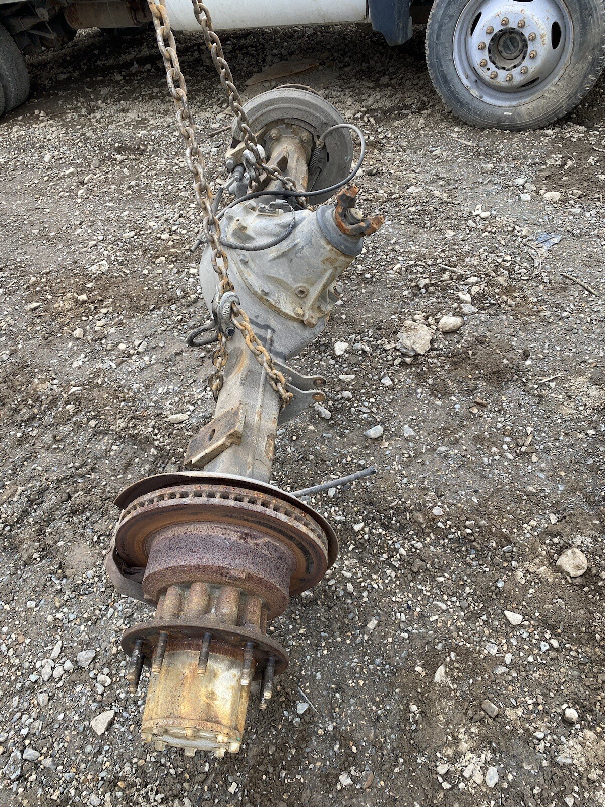 06-10 Ford LCF F550 Rear Axle Assembly 4:88 Gear Duel Rear Wheel 130500 ...