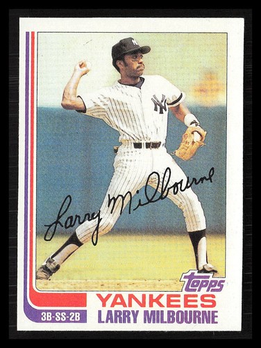 Larry Milbourne 1982 Topps #669 New York Yankees | eBay