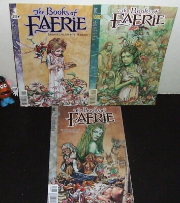 BOOKS OF FAERIE (THE) COMIC SET #1-3 DC VERTIGO MATURE MEDIEVAL FANTASY ...