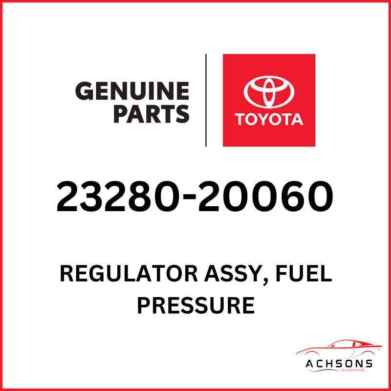 23280-20060 GENUINE TOYOTA REGULATOR ASSY, FUEL PRESSURE 2328020060 OEM ...