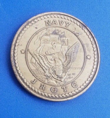 Vintage Navy JROTC Coin Medal Token Medallion | eBay