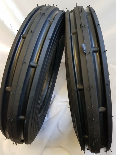 (2 Tires) 5.00x15 5.00-15 RW John Deere 3 Rib Tractor Tires 6 PR W ...