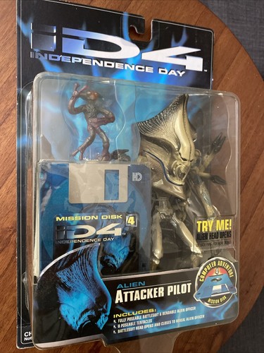 Independence Day ID4 Alien Attacker Pilot Figure 6" New | eBay