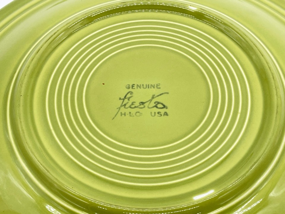 Vintage Fiesta Dinner Plates 1936-1959 Backstamps | eBay