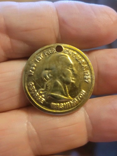 VTG. 1789-1797 1st President USA George Washington Funeral Coin ...