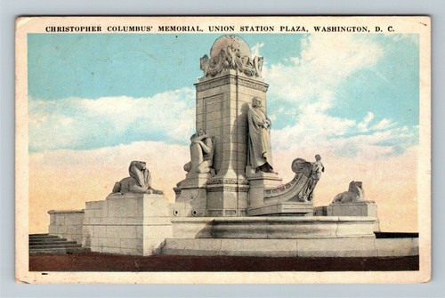 Christopher Columbus Memorial Union Station Washington DC, Vintage ...