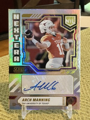 2025 Panini Score Arch Manning Next Era NIL Autograph #NEN-AMA Texas ...
