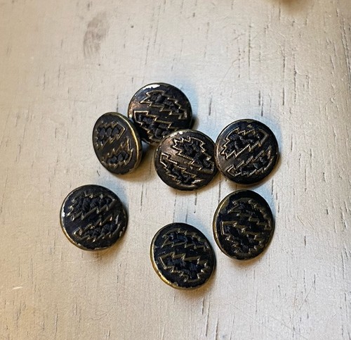 7 Victorian Woven Hair Mourning Buttons | eBay