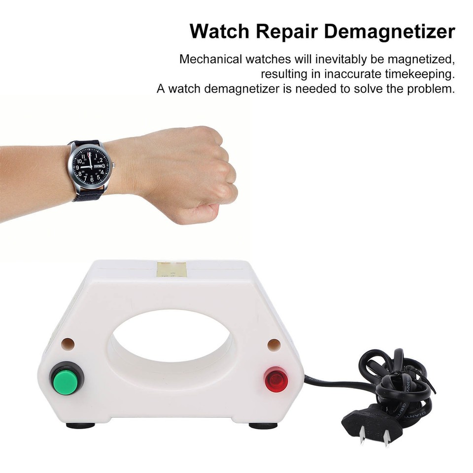 Watch Demagnetizer Professional Mechanical Watch Degaussing Tool Repair ...