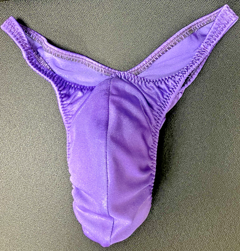 Men's Bodybuilding Posing Trunks/Swimwear, Medium Purple Frost | eBay