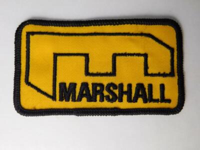 MARSHALL VINTAGE HAT PATCH BADGE UNIFORM EMPLOYEE COMPANY ADVERTISING ...