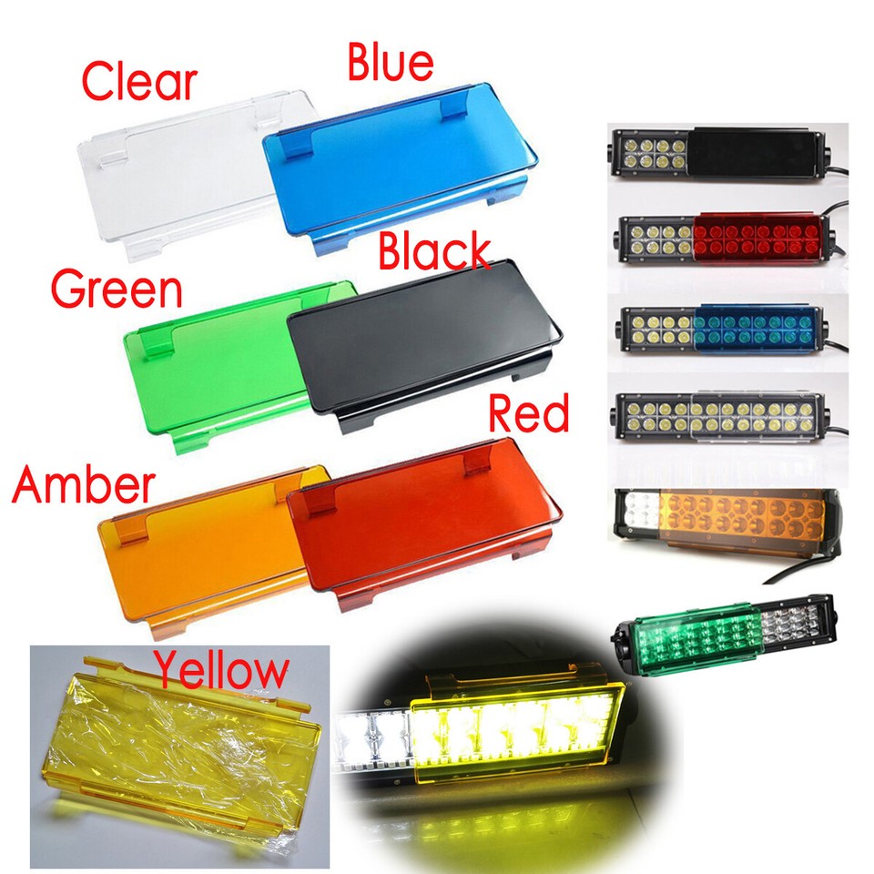 Offroad Led Light Bar Lens Cover For Truck ATV SUV 3 4 12 20 22 32 42 ...