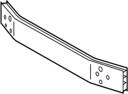 52131-53060 Toyota Reinforcement, front bumper 5213153060, New Genuine ...