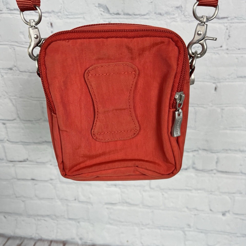 Baggallini Wallet Crossbody Organizer Waist Belt Hip Bag Travel Orange ...