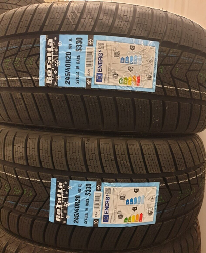 2X NEW ROTALLA S330 245/40 R20 XL 99V A1 WINTER/ICE/SNOW TYRES 245 40 ...