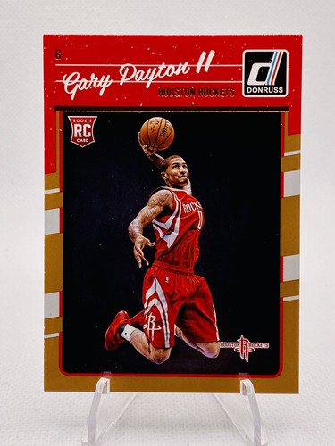 2016-17 Donruss Gary Payton II RC ROOKIE #198 Basketball Card Rockets ...