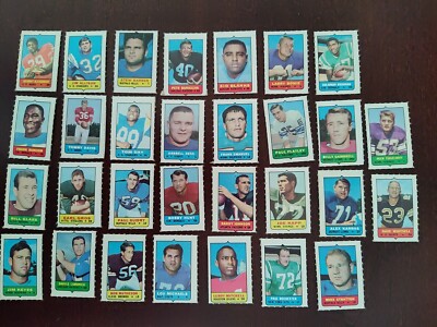 1969 Topps Football 4 in 1 individual stickers. Many To choose From. | eBay