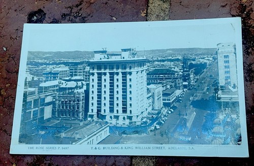 Adelaide, SA Mono Postcard-T & G Building & King William St- 1930-1940 ...
