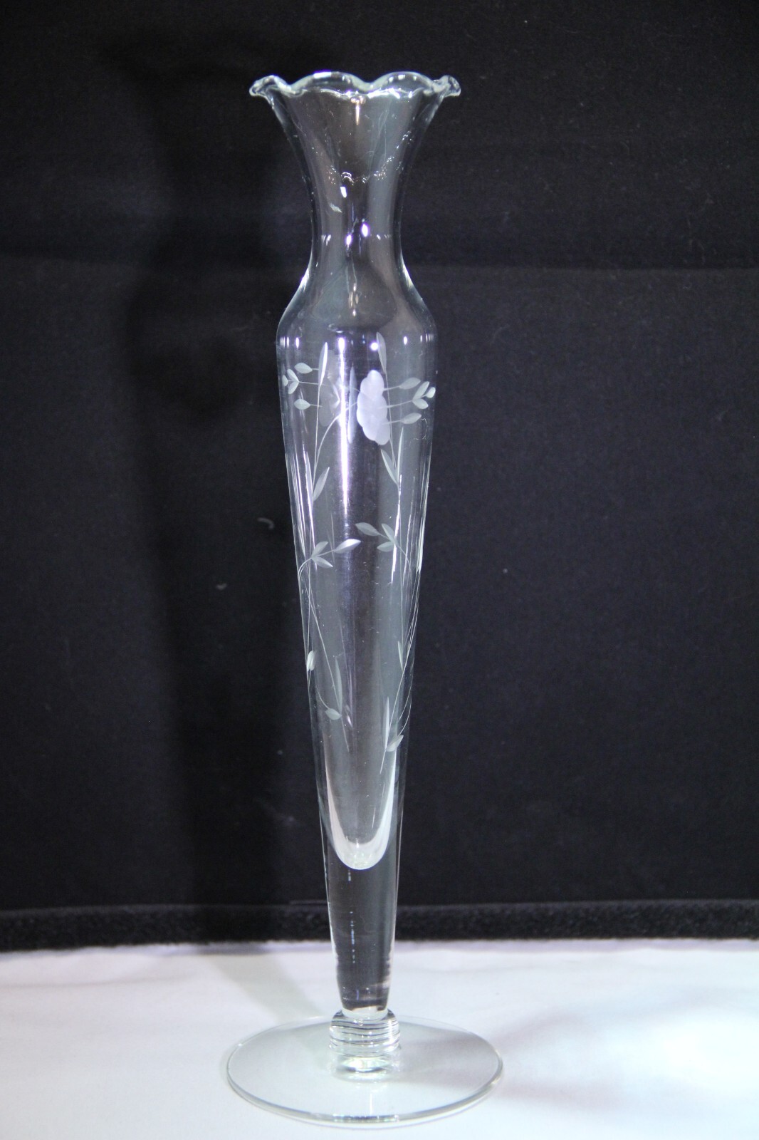 Vintage Princess House Heritage Handblown Crystal 10" Bud Vase | eBay