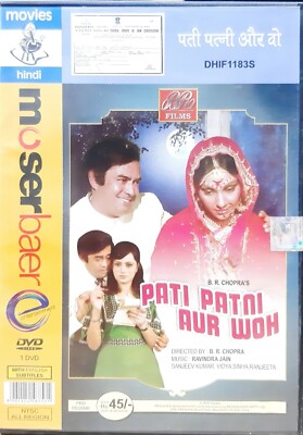 Pati Patni Aur Woh - Sanjeev Kumar - Bollywood Hindi Movie DVD (Region ...
